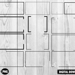 Rectangles Svg, Open RECTANGLE SVG, Square Frame Svg Split RECTANGLE ...