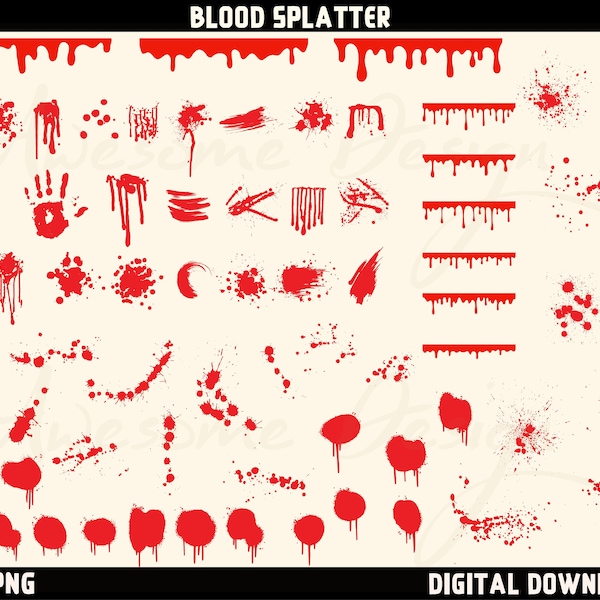 Blood Splatter - Etsy