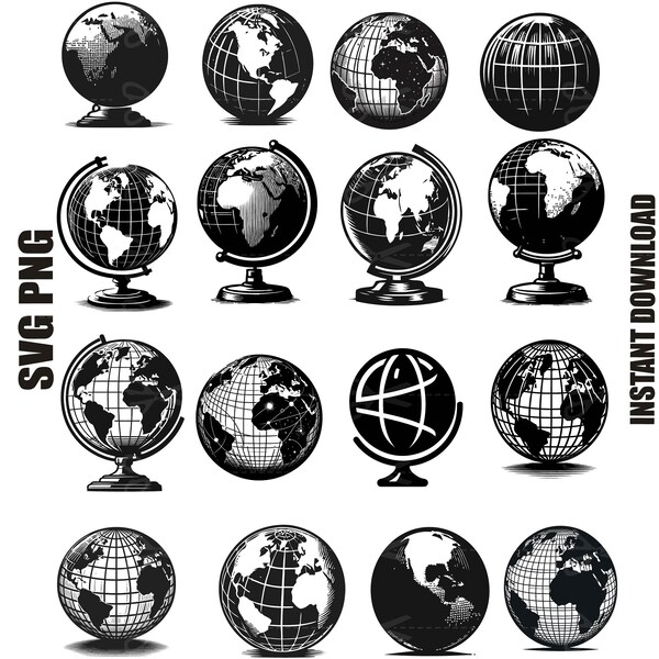 Earth Svg File - Etsy