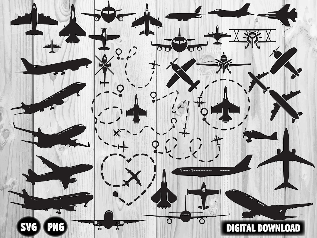 Airplane Svg AIRPLANE SVG Bundle Aircraft Svg AIRPLANE Svg - Etsy