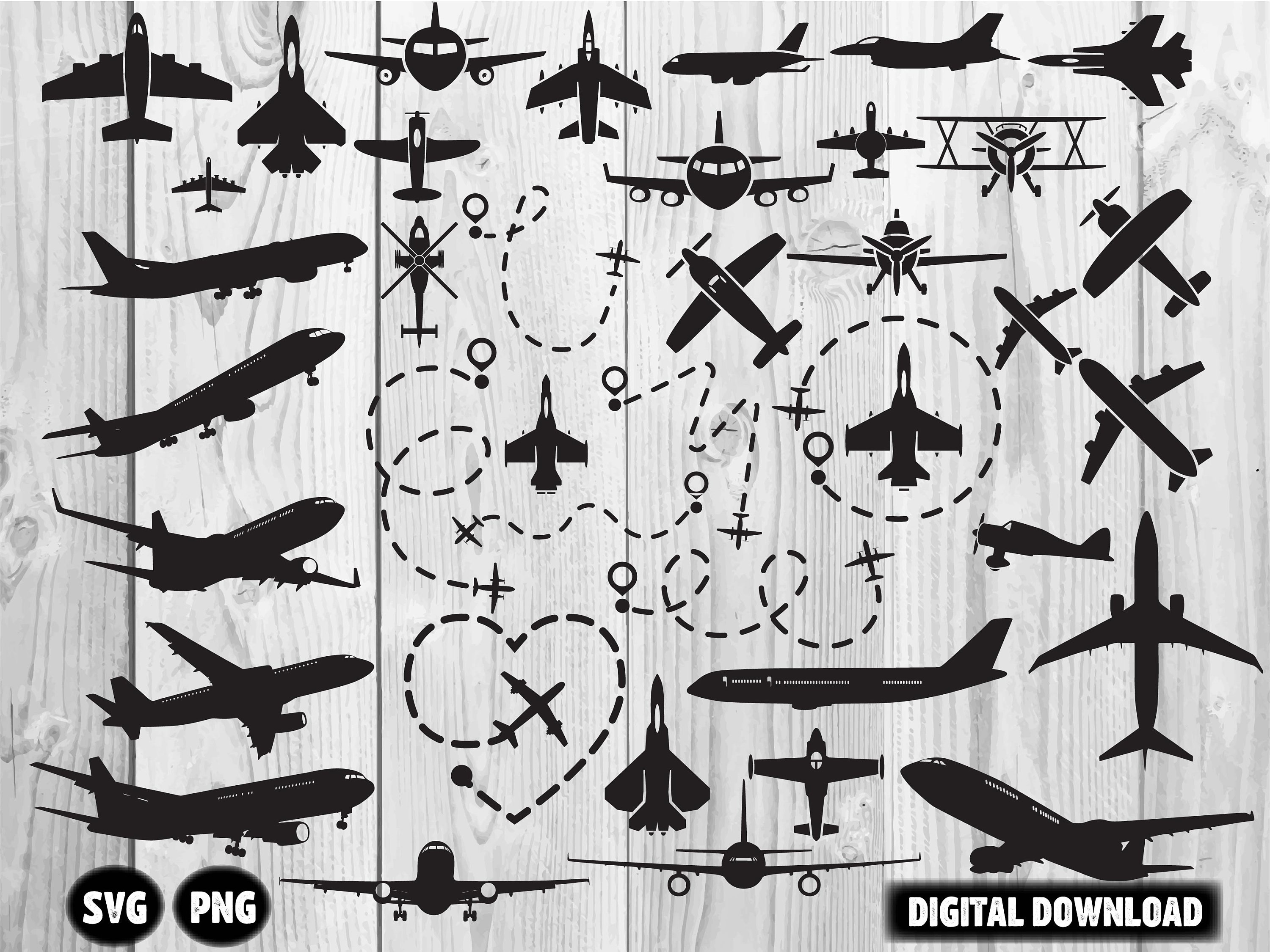 Airplane Svg AIRPLANE SVG Bundle Aircraft Svg AIRPLANE Svg - Etsy