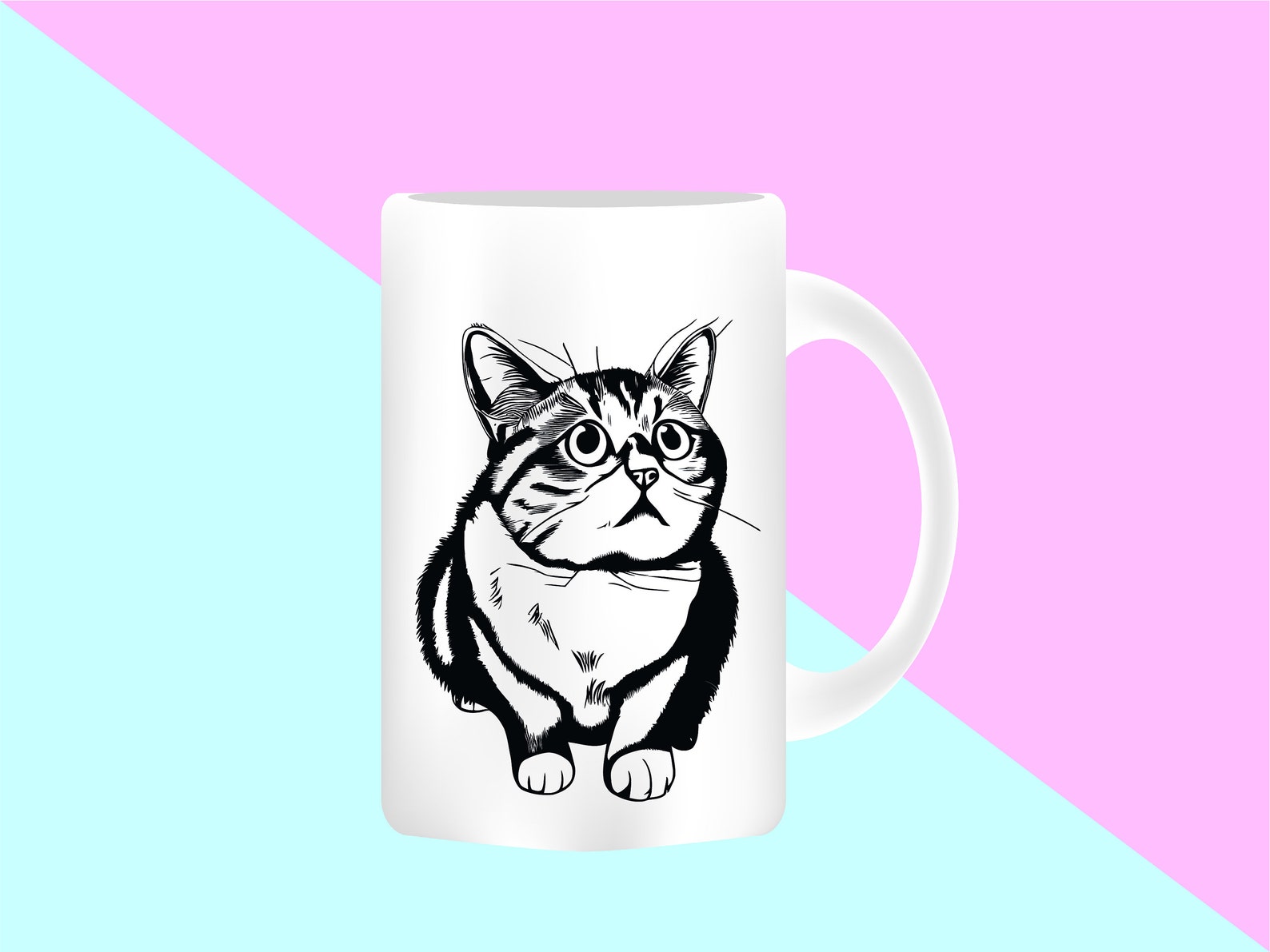 Chonk Cat Svg, Fat Cat Svg, Funny Chonk Cat Svg Cut File for Cricut ...
