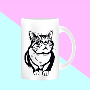 Chonk Cat Svg, Fat Cat Svg, Funny Chonk Cat Svg Cut File for Cricut ...