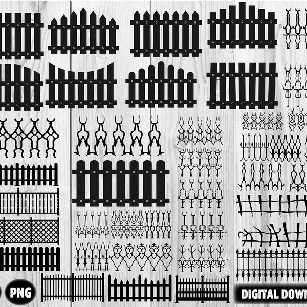 Fence Design Svg - Etsy