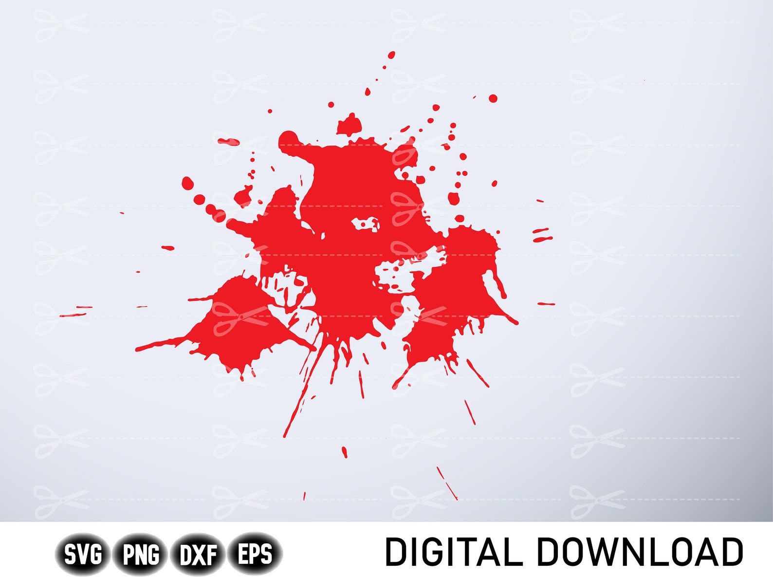 Blood Splatter Svg Blood Splash SVG Splash Paint - Etsy Canada