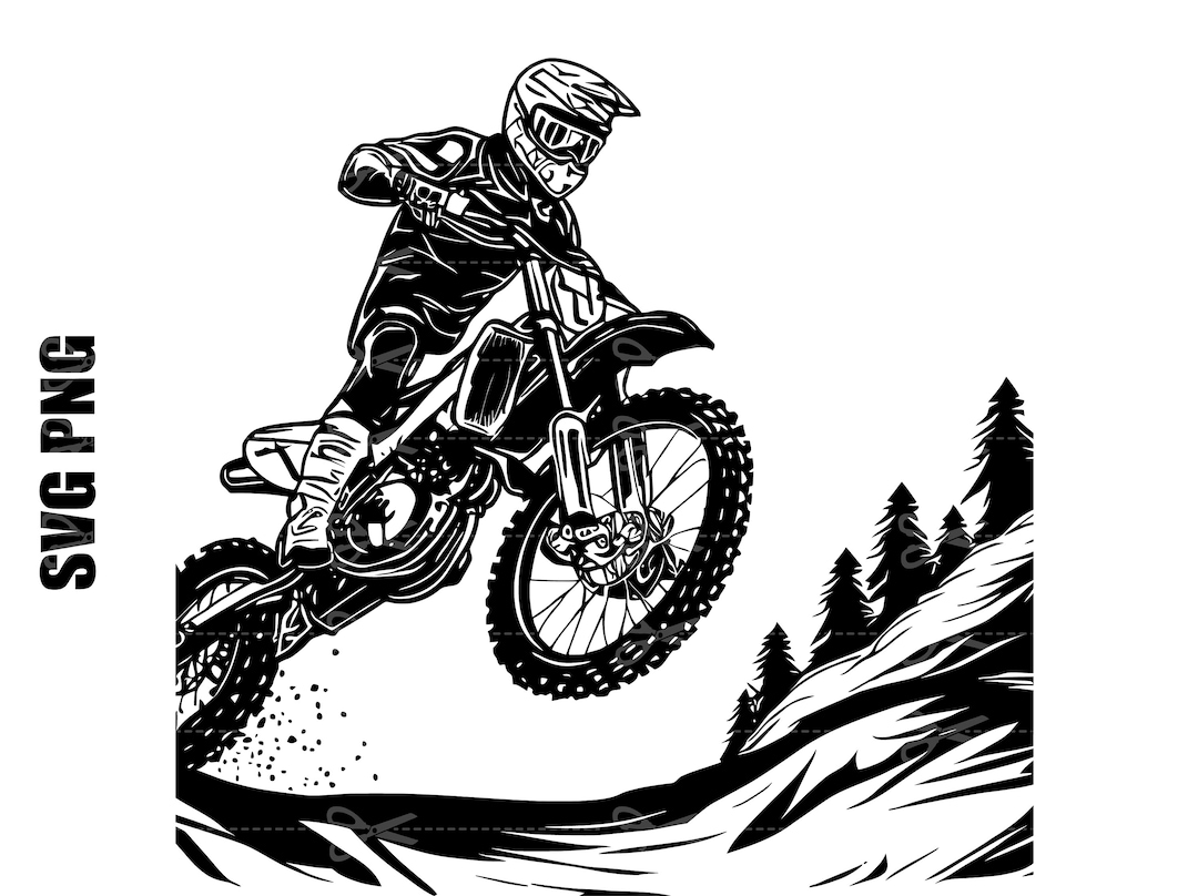 Motocross Rider SVG, Motocross Rider Png, Motocross Rider for Cricut ...
