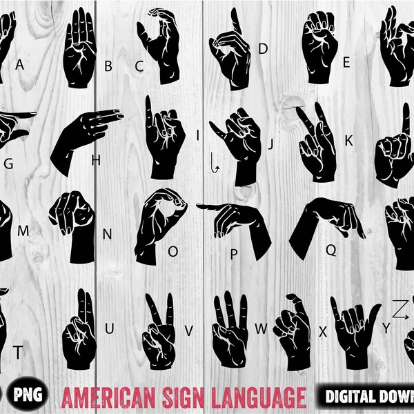 Sign Language - Etsy