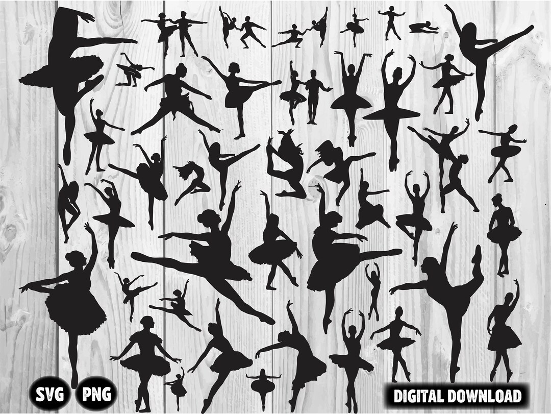 Buy BALLET SVG Bundle , Ballerina Svg, Ballerina Svg, Dancer Svg ...