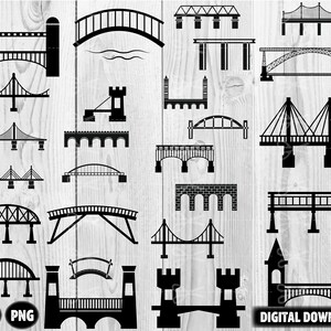 Bridge Svg Bridge Silhouette Tunnel Svg Bridge Cut Files - Etsy