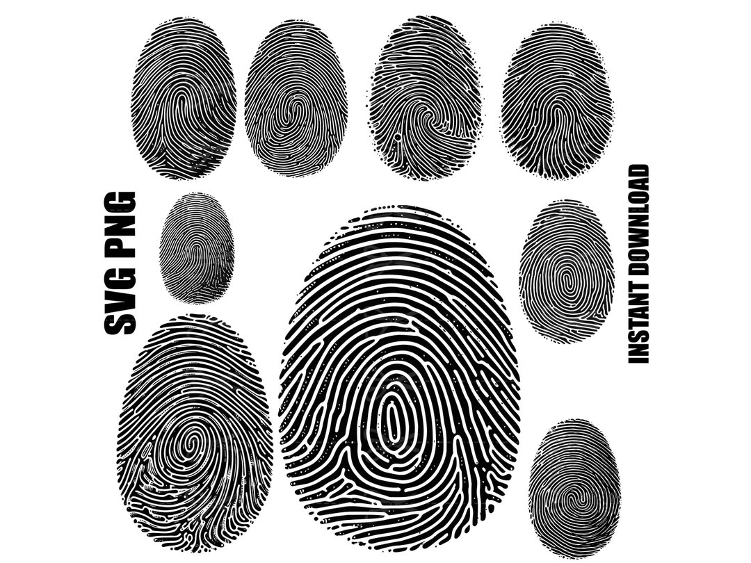 Fingerprint SVG, Thumbprint Svg, Thumb Print Svg, Biometric Svg ...