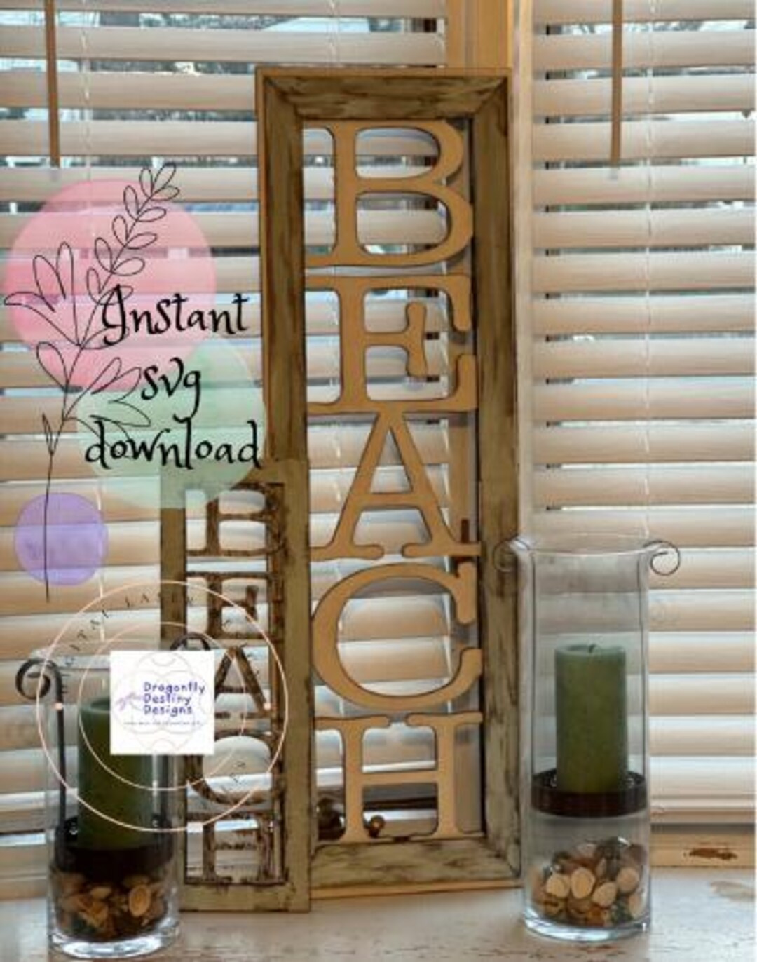 Long and Short BEACH Sign SVG File (digital Download) - Etsy