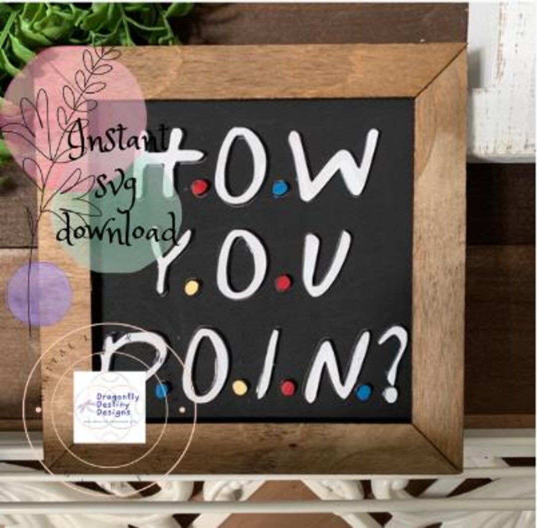 How You Doin? SVG File - Etsy