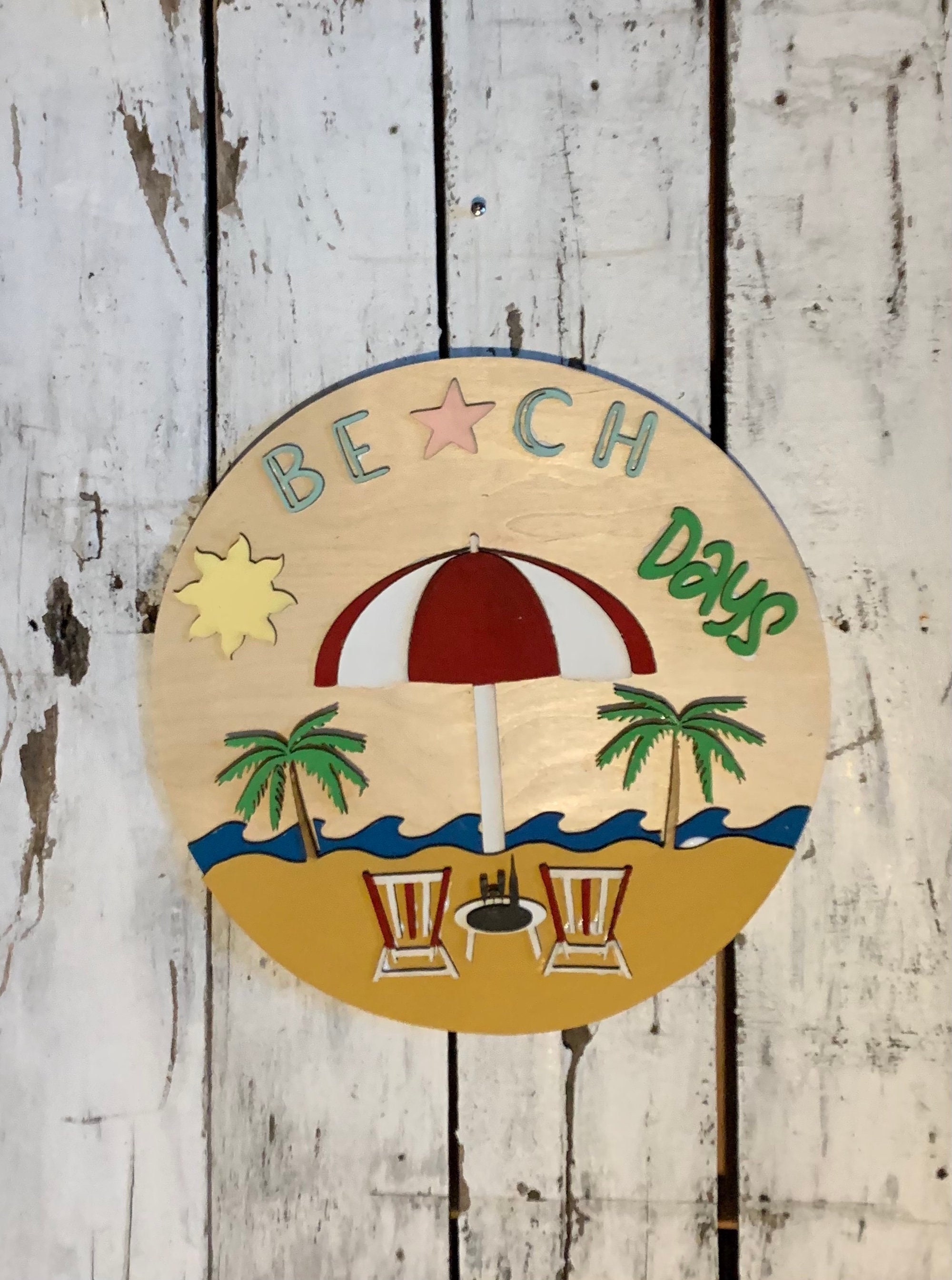 Beach Days SVG File - Etsy