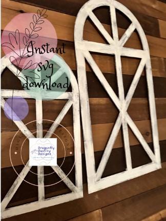 SVG File for Cathedral Window Pane - Etsy