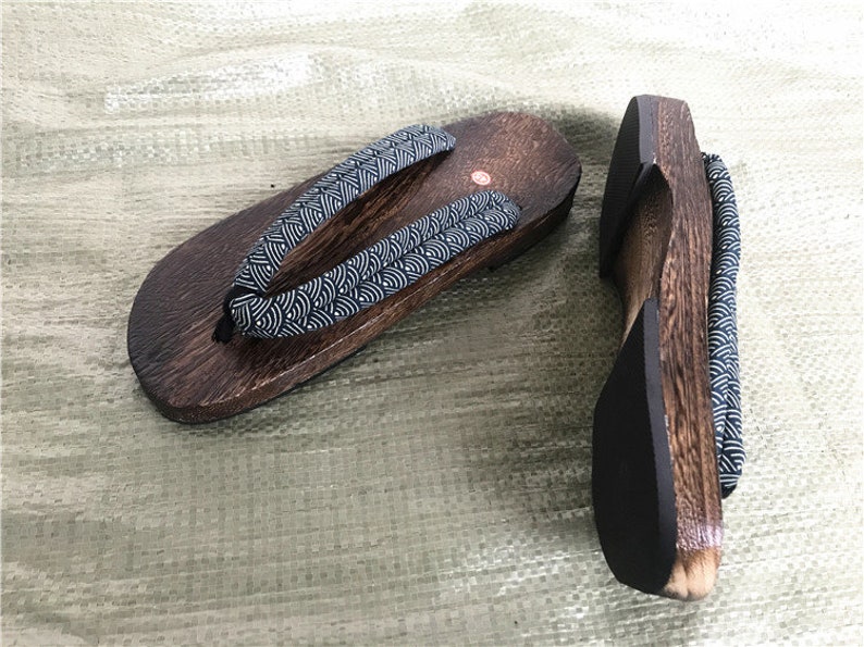 Japanese Geta Wooden Clogs Man Kimono Slippers Two-teeth Geta - Etsy