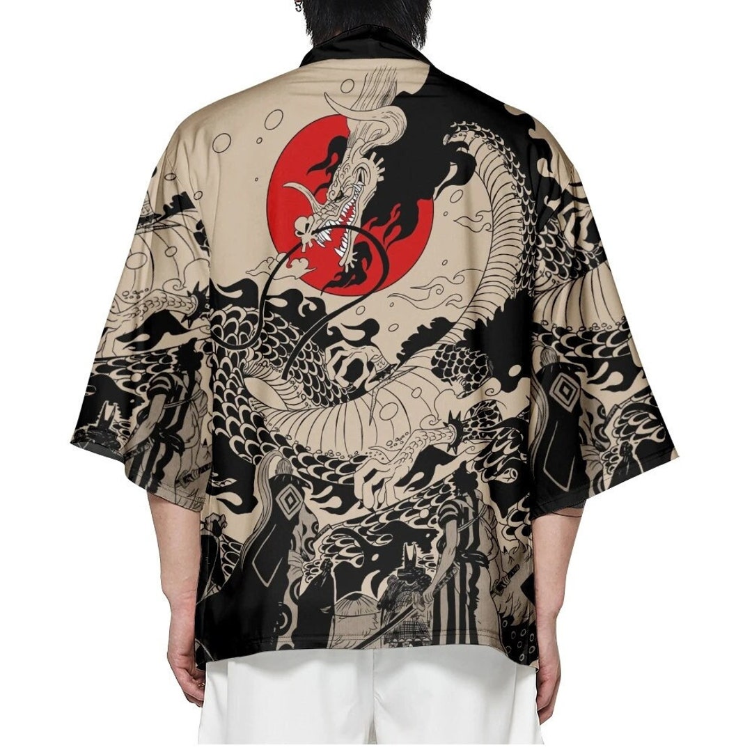 Haori for Male, Japanese Cardigan Streetwear Jacket - Etsy