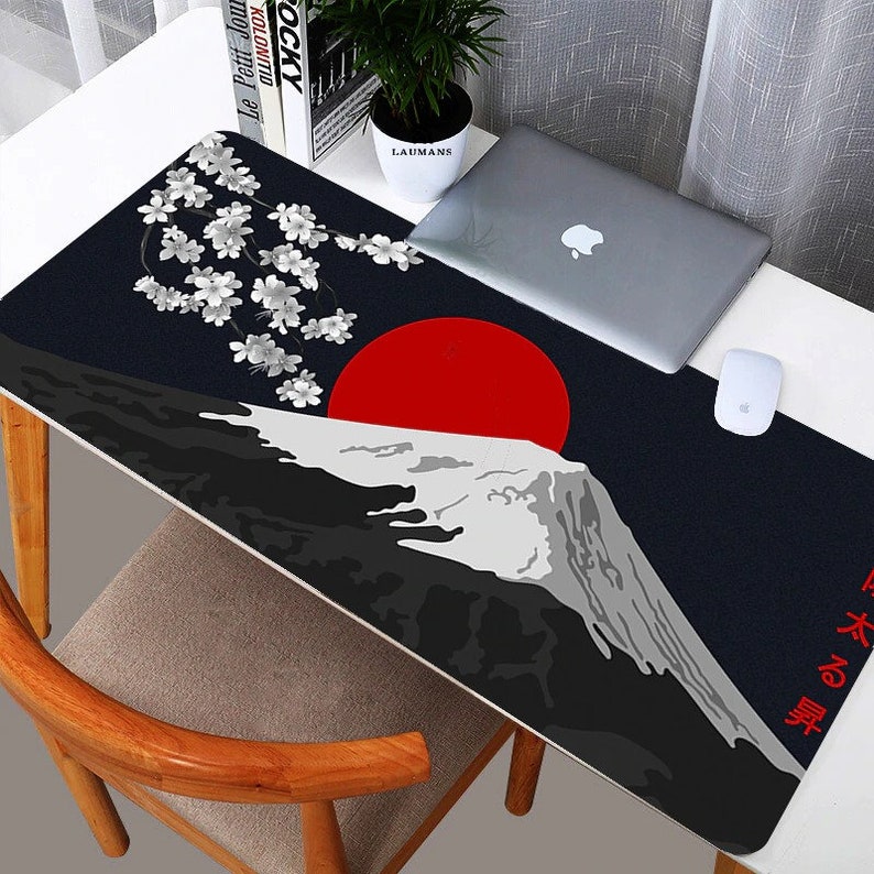 Desk Mat Table Pad Japanese Gaming Free Shipping 3mm Thick - Etsy