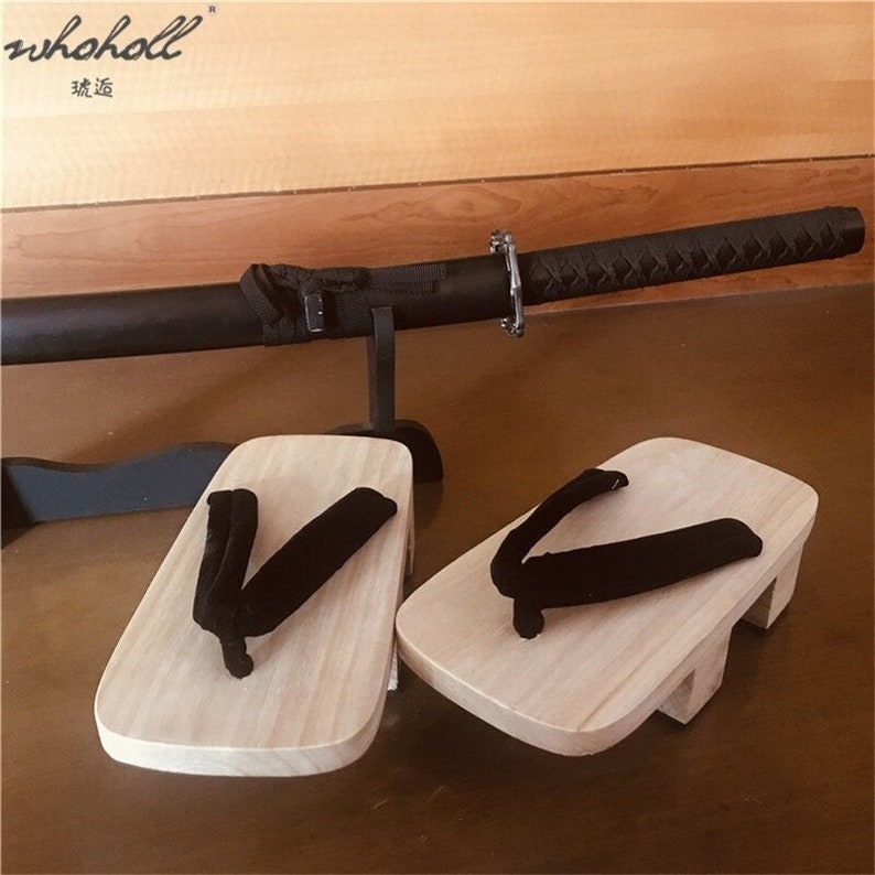 Japanese Slippers Geta Wooden Clogs Man Kimono Two-teeth Geta - Etsy