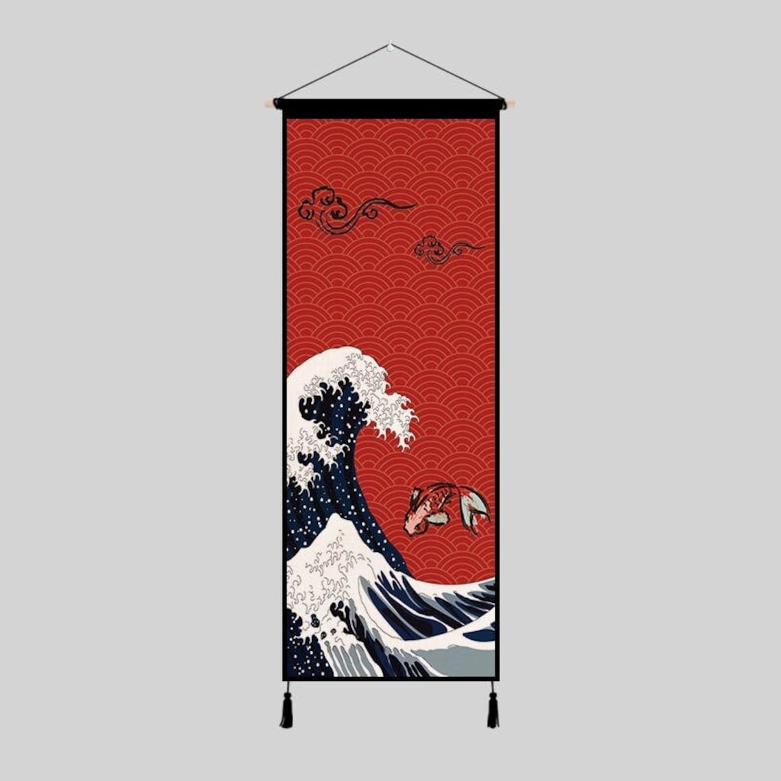 Japanese Ukiyoe Traditional Scroll Japanese Scroll Art Wall - Etsy