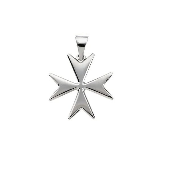 Maltese Cross Pendant - Etsy