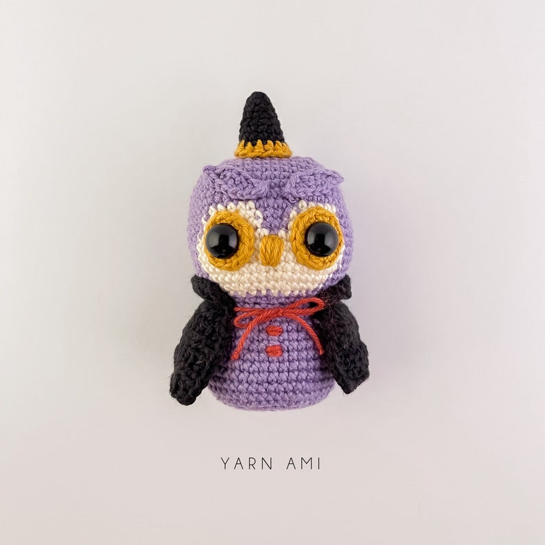 Odin the Magician Owl Crochet Pattern | Halloween Amigurumi (PDF ...