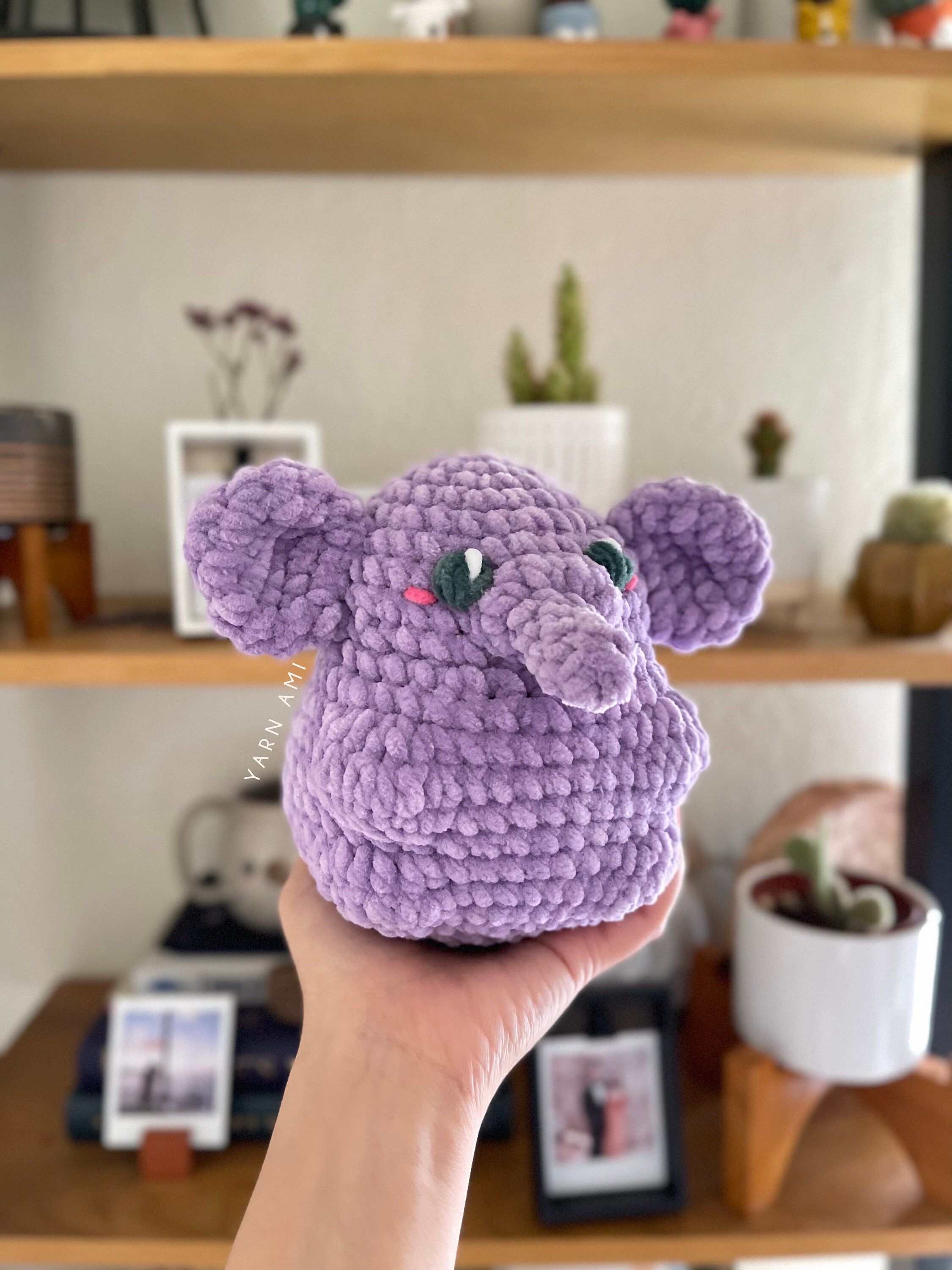 Alfie the Elephant Crochet Pattern Elephant Amigurumi - Etsy