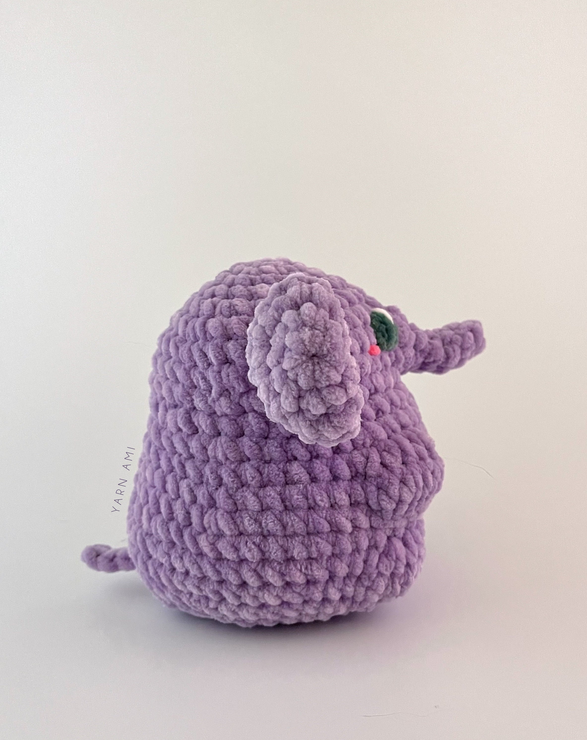 Alfie the Elephant Crochet Pattern Elephant Amigurumi - Etsy