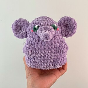 Alfie the Elephant Crochet Pattern | Elephant Amigurumi | Chonky ...