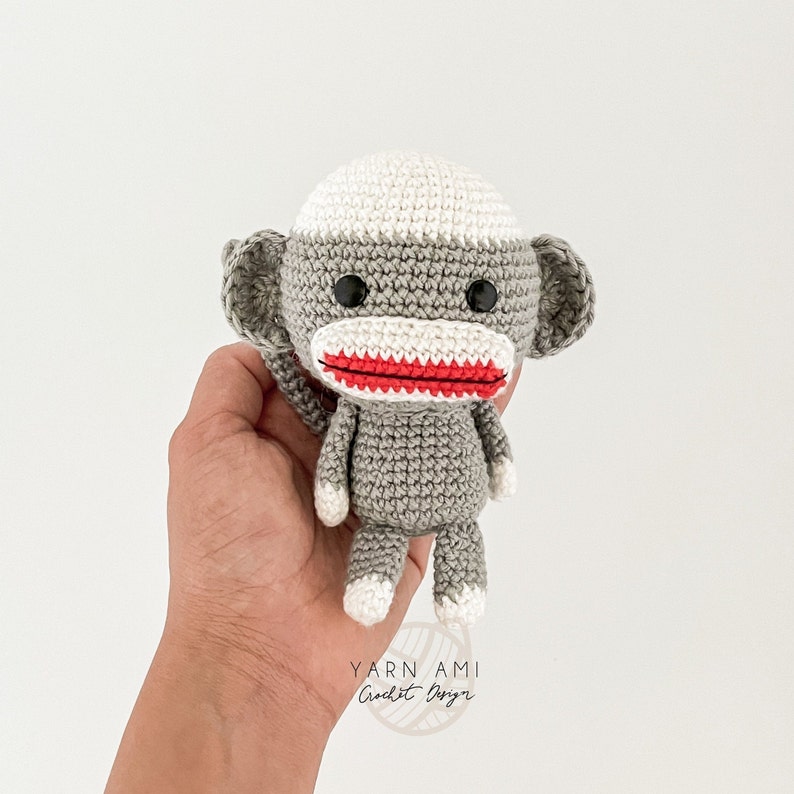 Timmy the Sock Monkey Amigurumi Crochet Pattern Instant - Etsy
