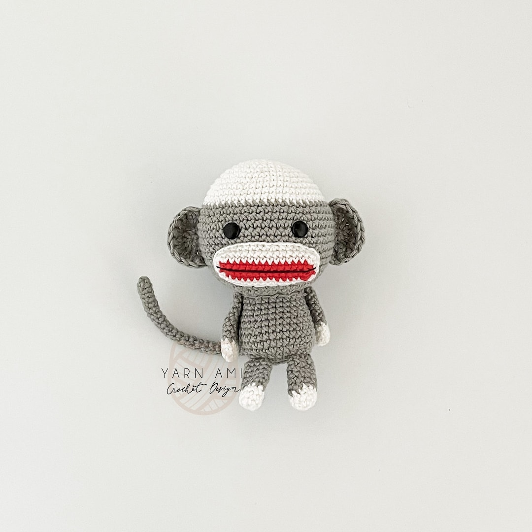Timmy the Sock Monkey Amigurumi Crochet Pattern Instant PDF Download ...