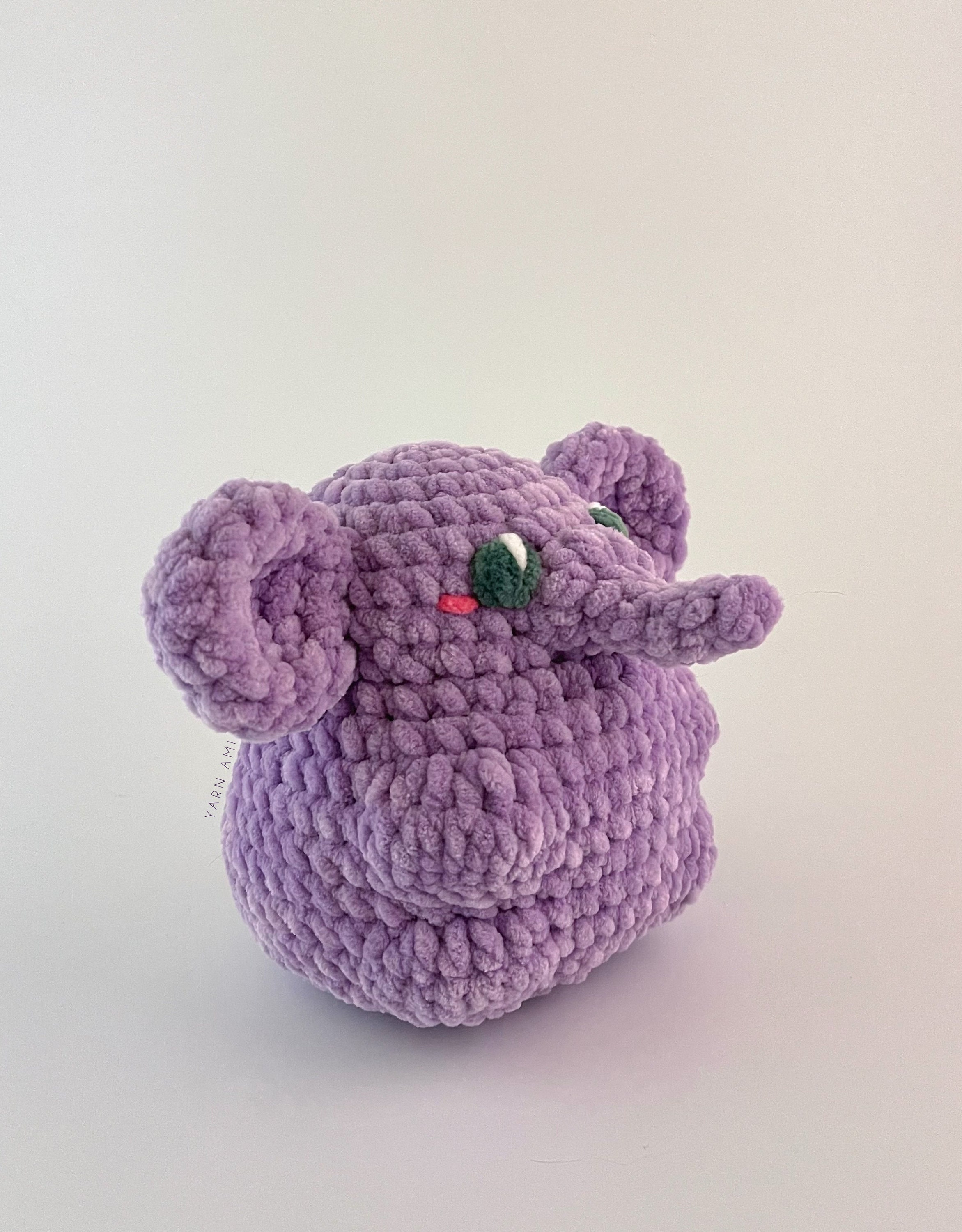 Alfie the Elephant Crochet Pattern Elephant Amigurumi - Etsy