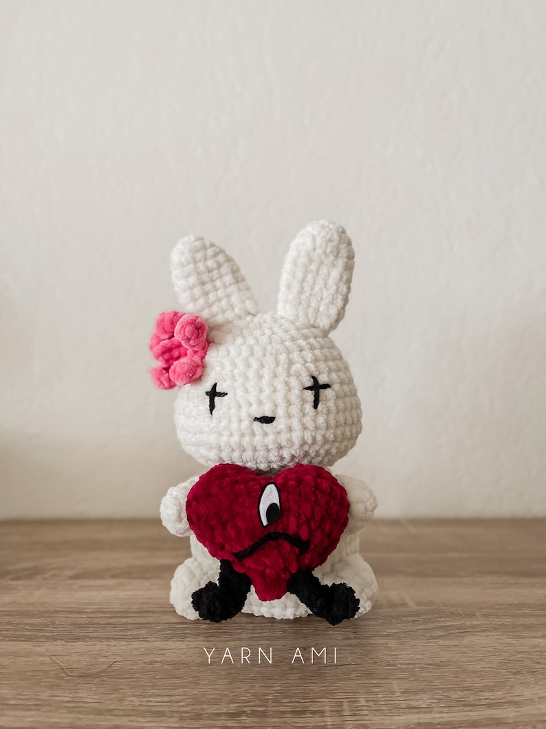 Bad Bunny Crochet Pattern: Bunny Amigurumi (PDF Download) - Etsy