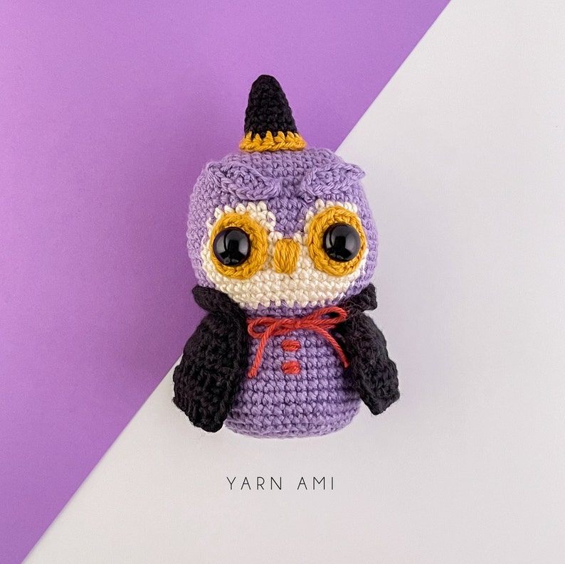 Odin the Magician Owl Crochet Pattern | Halloween Amigurumi (PDF ...