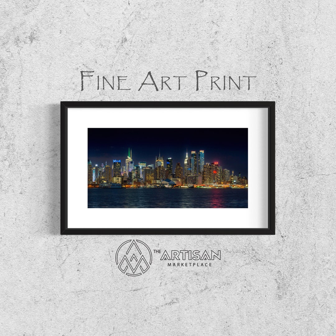 NYC Skyline Photography Print: Midtown Manhattan Wall Art - Etsy
