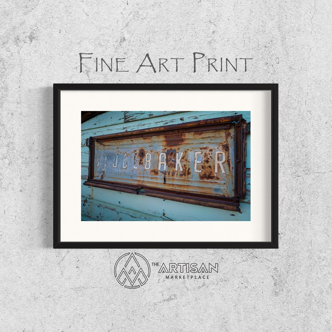 1948 Studebaker Tailgate Photo Print: Rustic Automotive Wall Art - Etsy