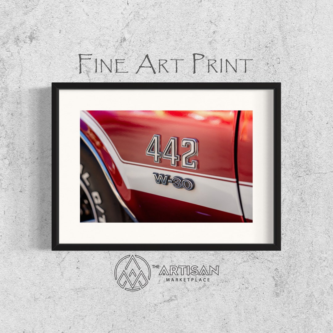 1972 Oldsmobile 442 Print: Fine Art Photography, Muscle Car Wall Decor ...