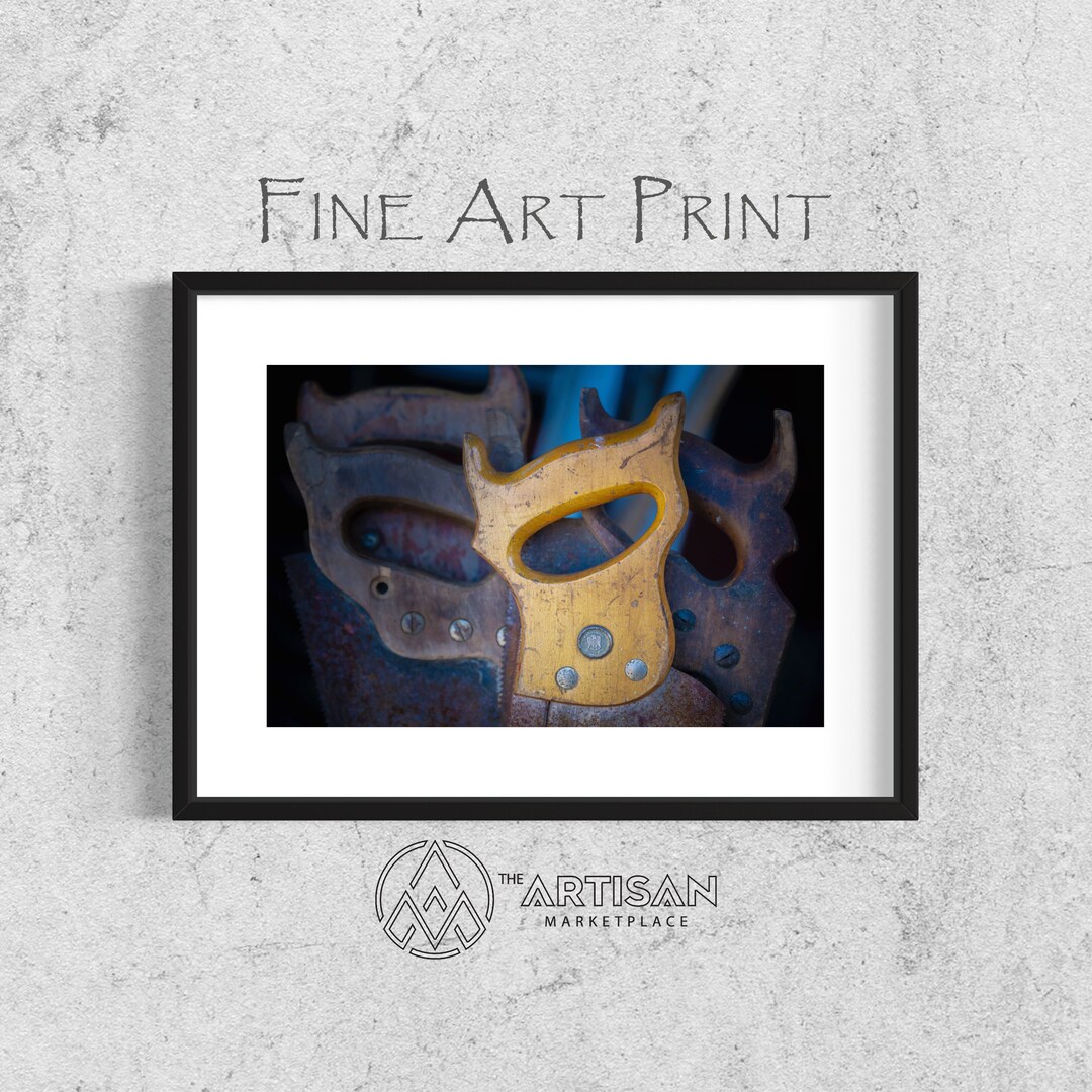 Antique Hand Saws Fine Art Print: Rustic Landscape Photography - Etsy