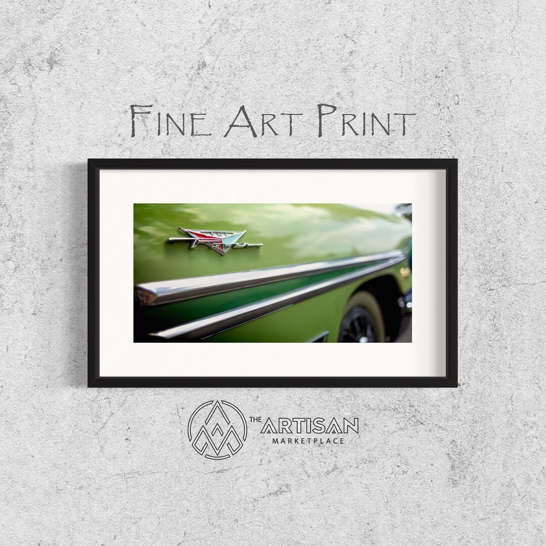 1958 Pontiac Bonneville • Fine Art Photography • Canvas Print ...