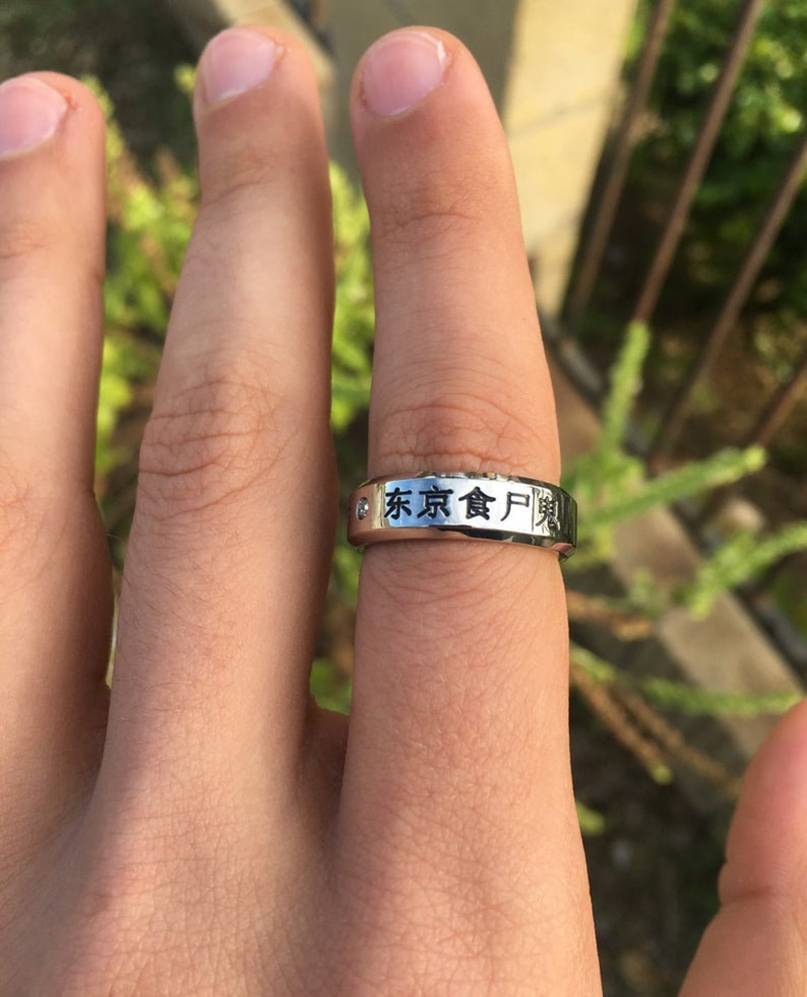 Japanese Ring Streetwear Ring Engraved Ring Stainless - Etsy