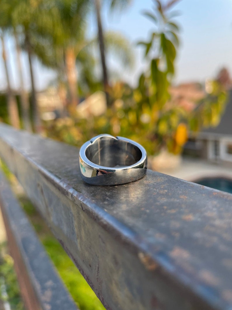 8 Ball Ring Signet Ring Streetwear Ring Stainless Steel - Etsy