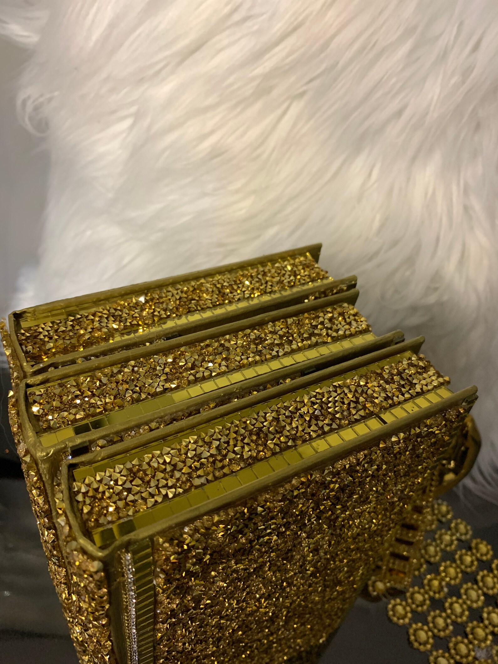 CRUSH GOLD DIAMOND 3 Piece Glam Decor Book Set Display Books - Etsy