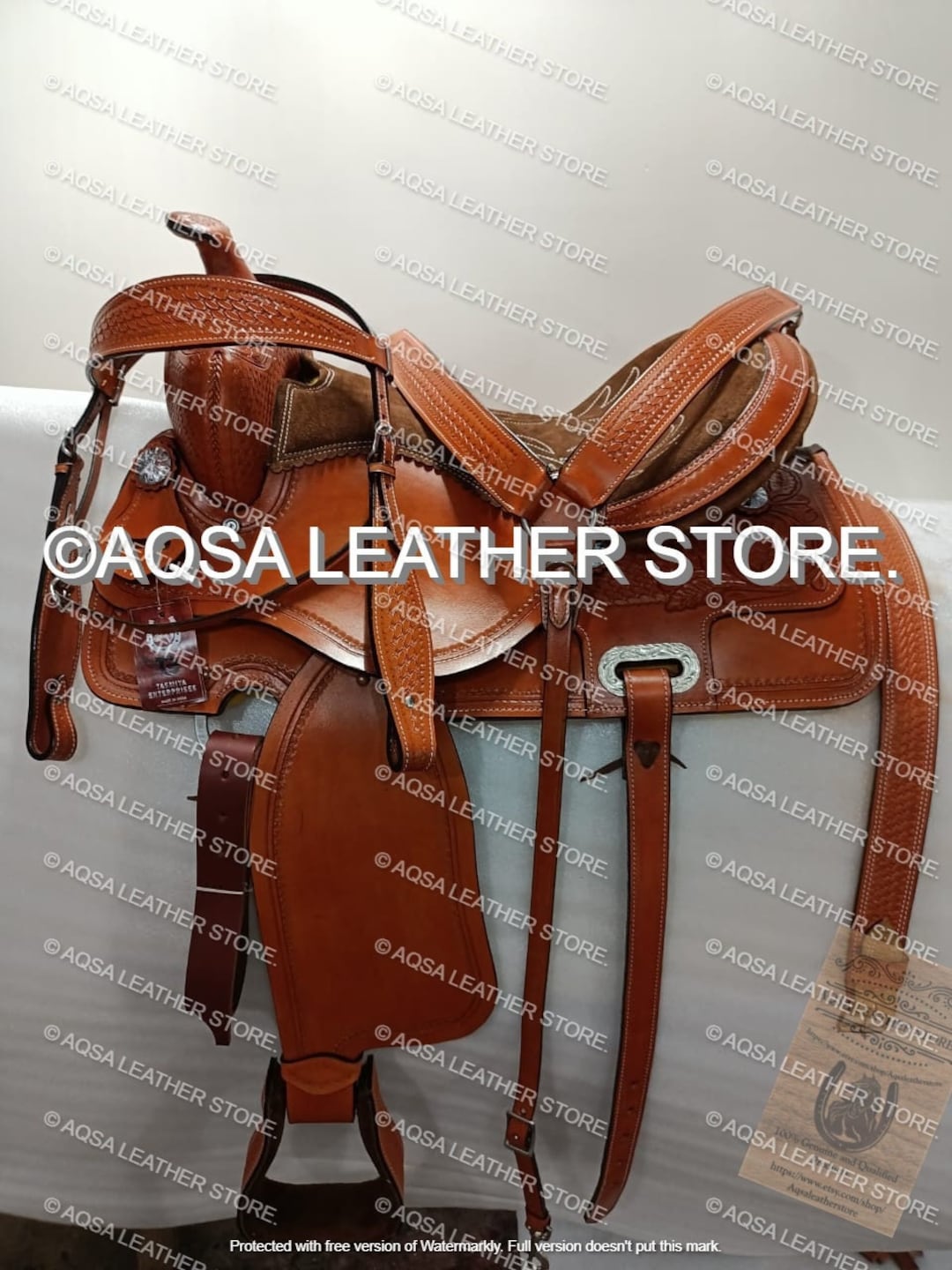 Ranch Roper Leather Barrel Saddle With FREE Matching Set - Etsy