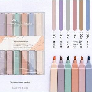 Creative Square Super Soft Eye Protection Highlighter Student - Etsy