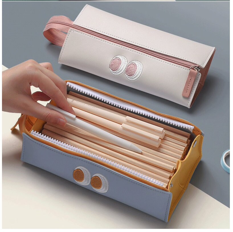 Cute Pencil Case With Eyes Make up Pouch Kawaii | Etsy