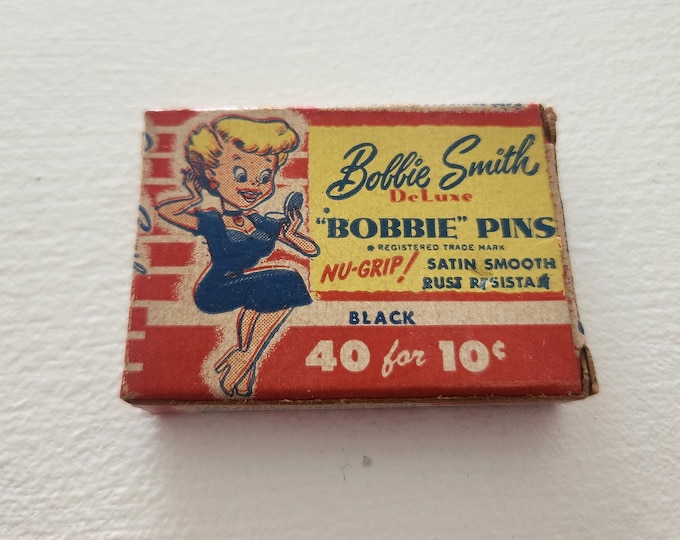 Vintage Bobbie Smith Bobbie Pins by Smith Victory Corp. 1950s Glamour ...