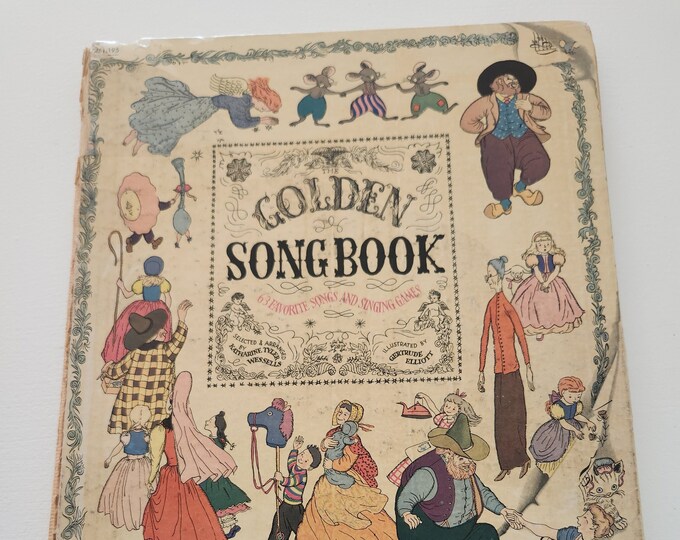 The Golden Songbook -- 1945 Vintage Children's Book -- Children's ...