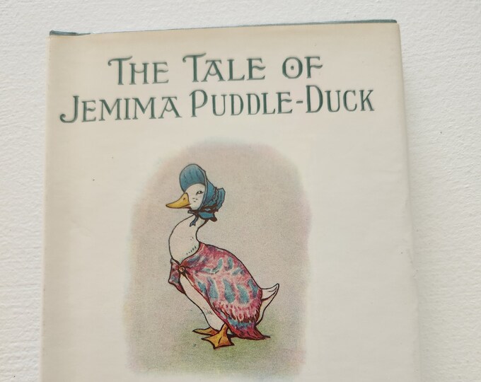 The Tale of Jemima Puddle-duck by Beatrix Potter -- Vintage Children ...