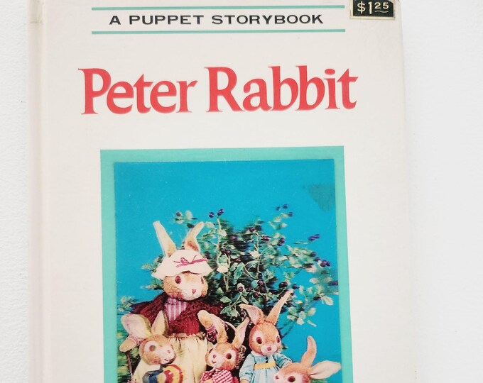 A Puppet Storybook Peter Rabbit 3-D Book - 1968 Vintage Children's ...