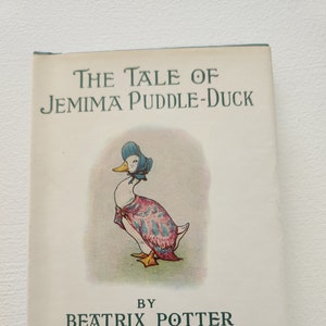 The Tale of Jemima Puddle-duck by Beatrix Potter -- Vintage Children ...