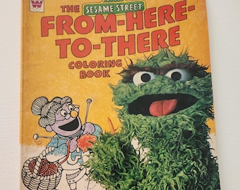 oscar the grouch coloring book